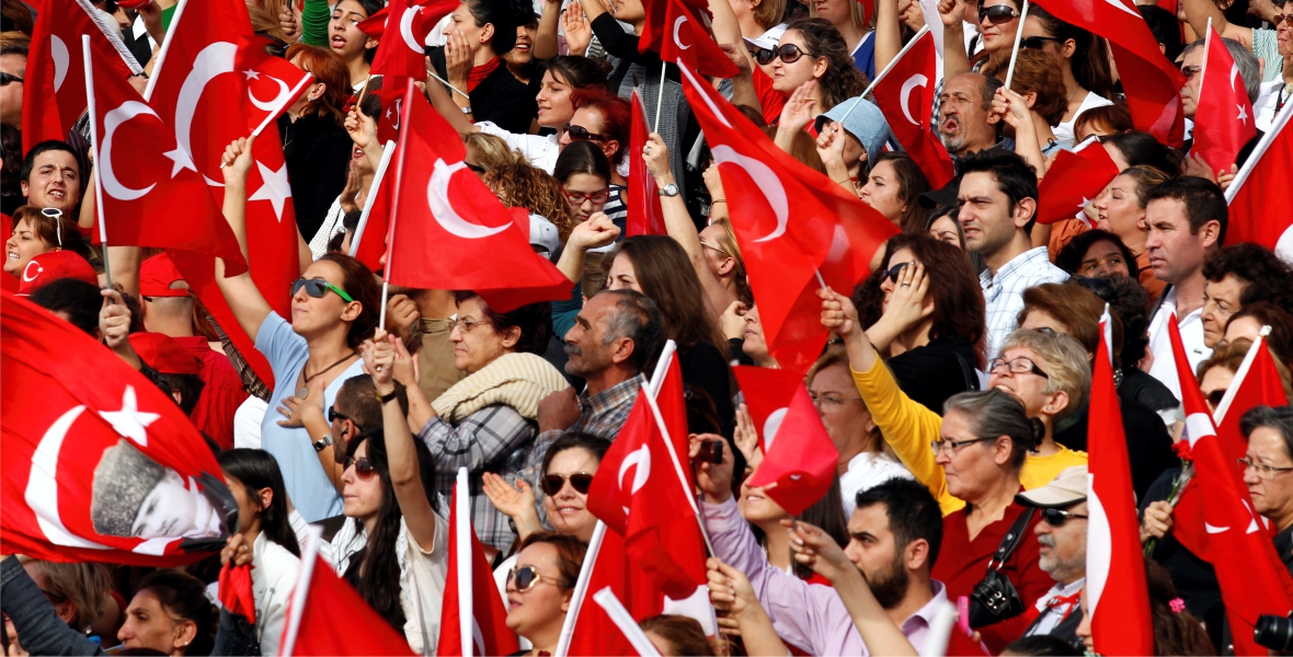Victory Day In Turkey Marmaris Turkey