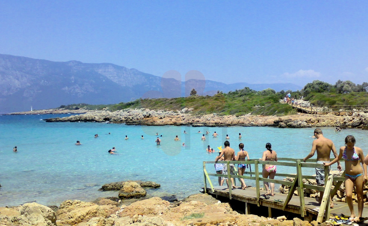 Sedir Island Is Renowned For Its Stunning Beauty Crystal-clear Waters